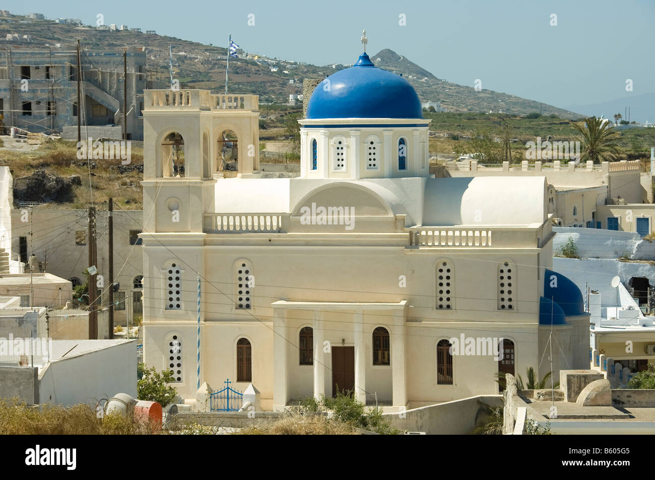 orthodox church Fira Stock Photo - Alamy