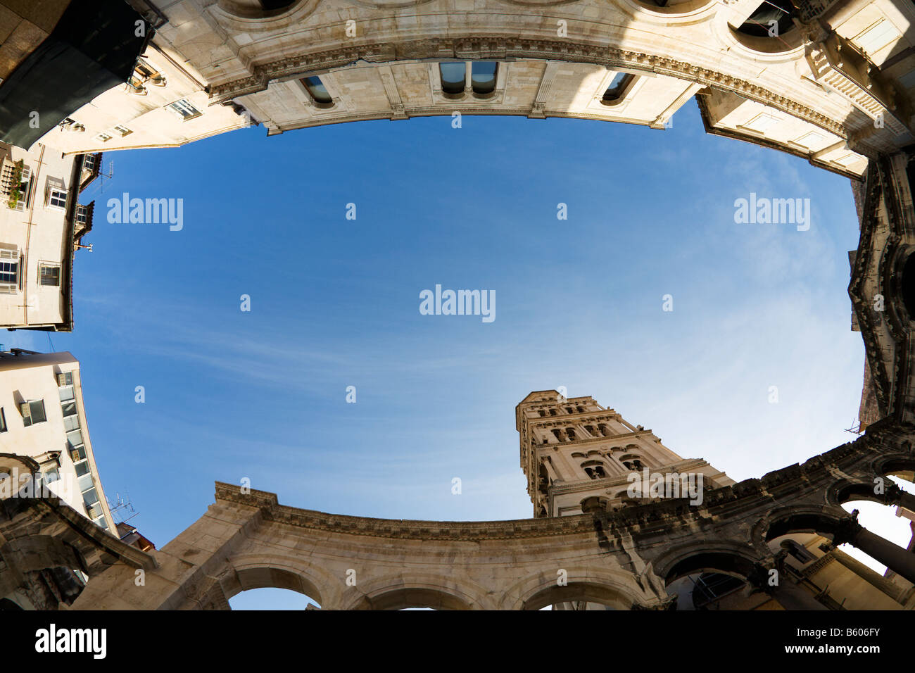 Peristyle Monumental Court and St Domnius Cathedral formerly Diocletian ...
