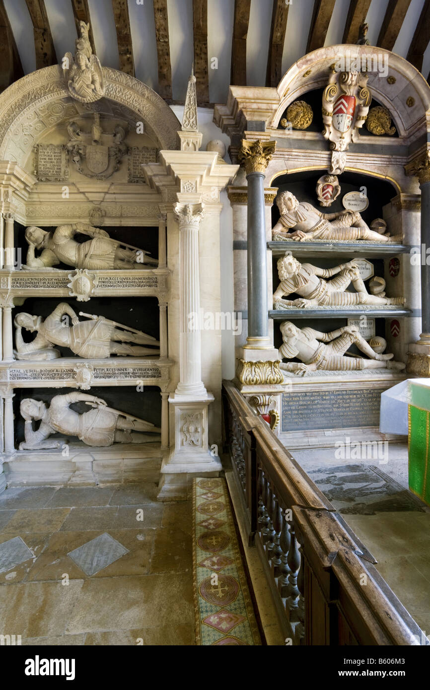 Fettiplace tombs at swinbrook hi-res stock photography and images - Alamy