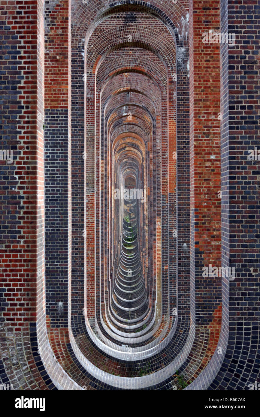 The amazing view through the centre of Balcombe viaduct on the London ...