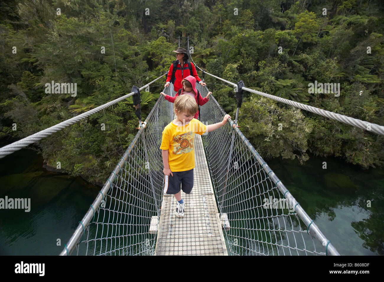 Trekkers river falls hi-res stock photography and images - Alamy