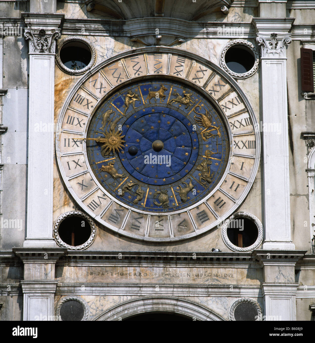 Clock Piazza San Marco Venice Stock Photo - Alamy
