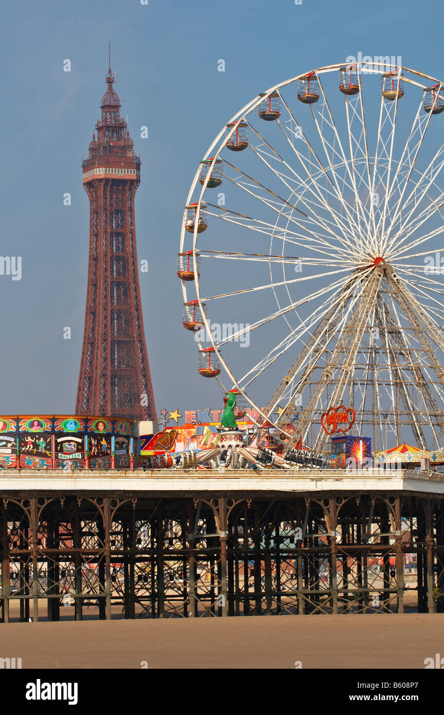 Blackpool central pier ferris wheel hi-res stock photography and images ...
