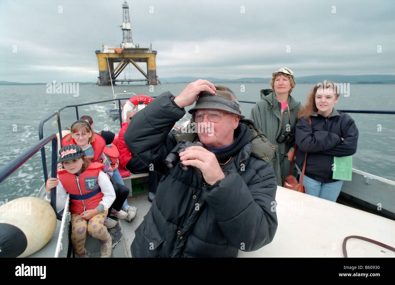 cromarty firth dolphin trip Stock Photo - Alamy