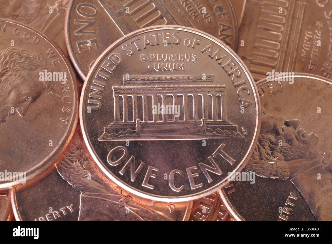 Penny pennies hi-res stock photography and images - Alamy