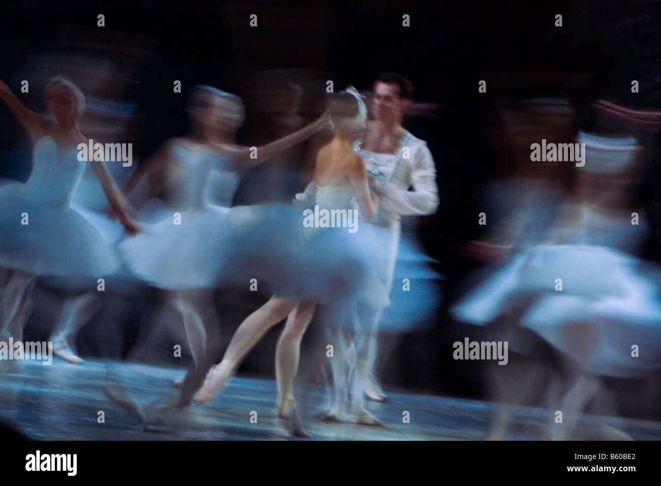 Classical Ballet Scene "Swan Lake Stock Photo - Alamy