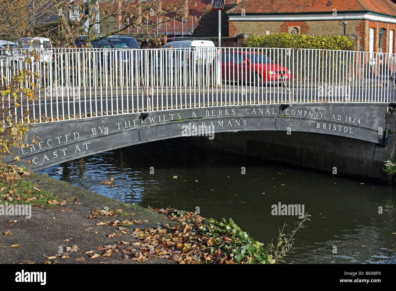 Cast iron bridge over the canal hi-res stock photography and images - Alamy