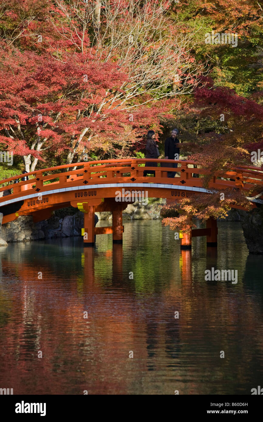 Arched Japanese Bridge at Daigoji Temple, Kyoto Stock Photo - Alamy