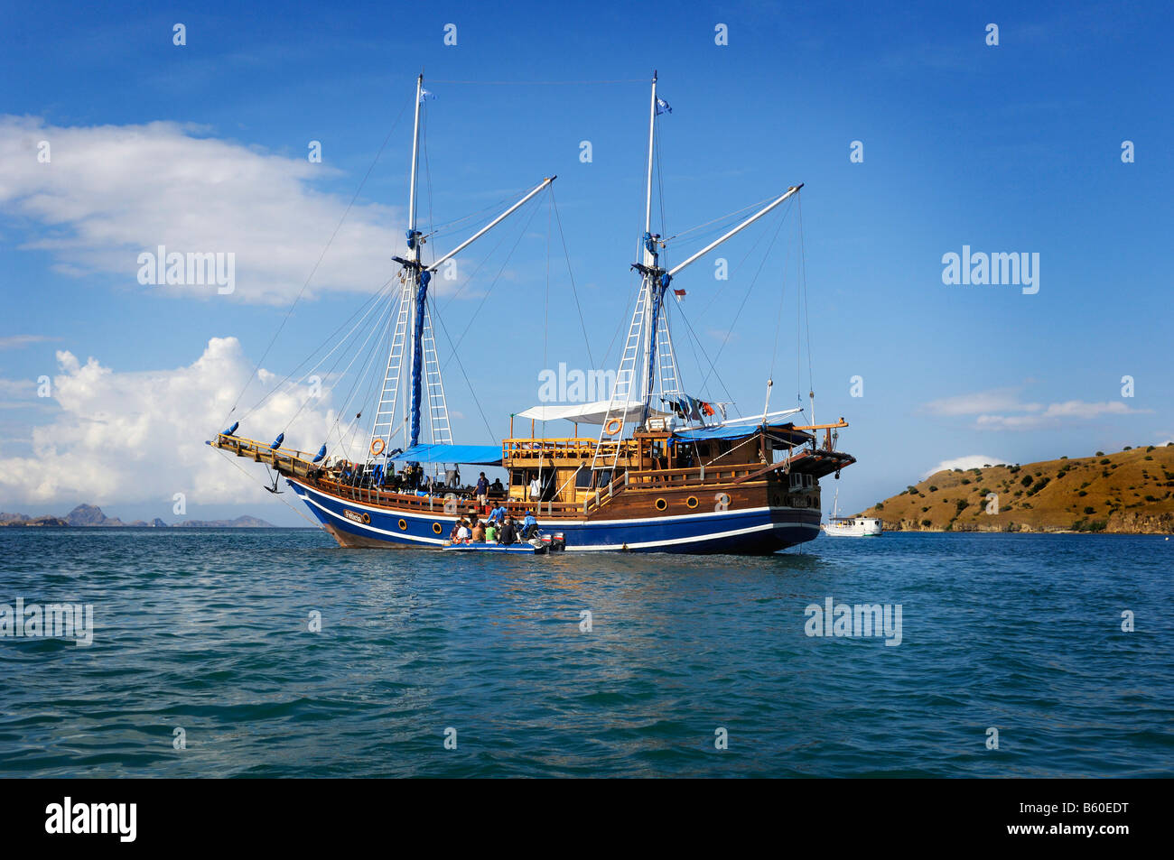 Ship named MS-Felicia, Komodo National Park, World Heritage Site ...