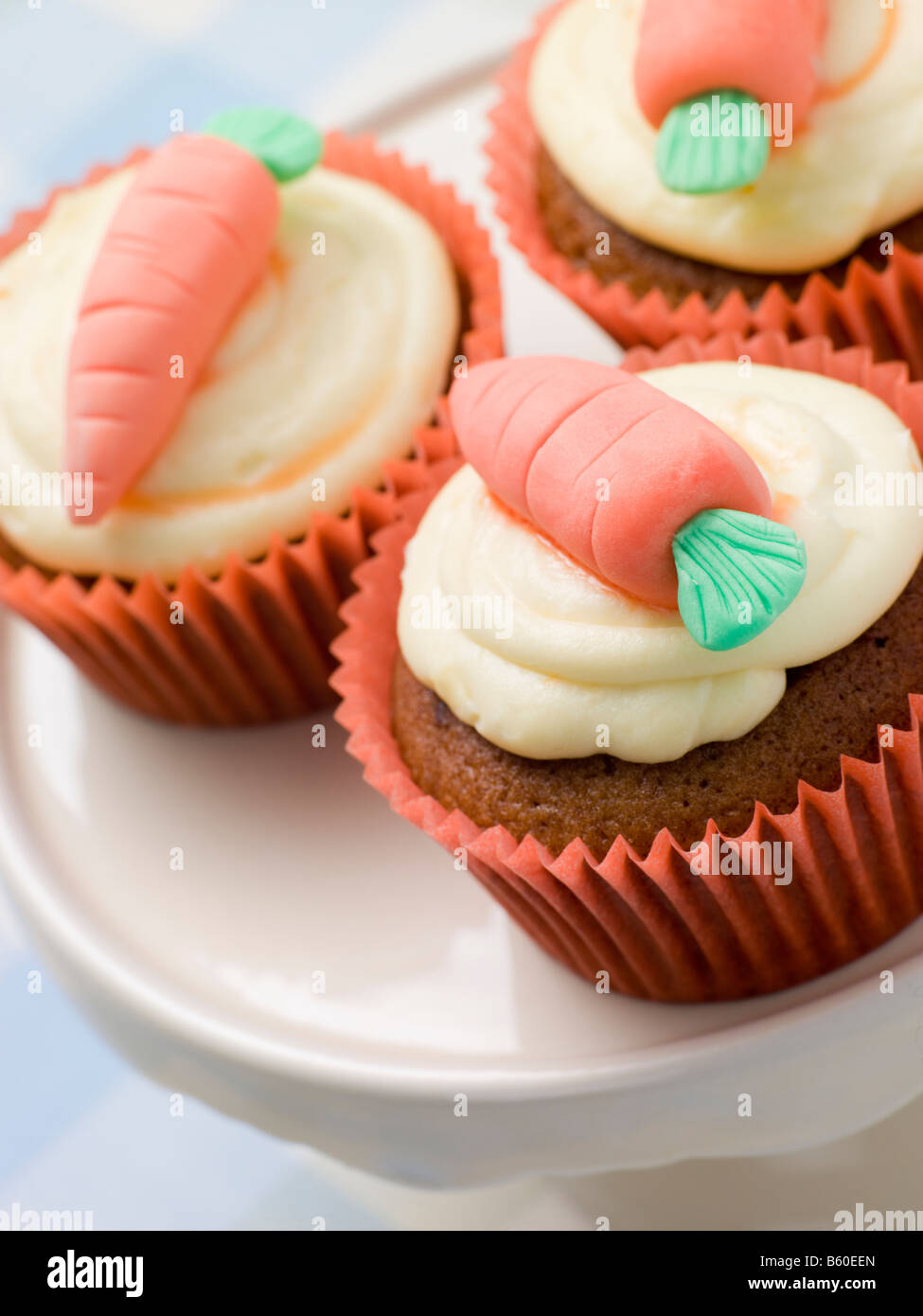 Carrot Cup Cakes Stock Photo - Alamy