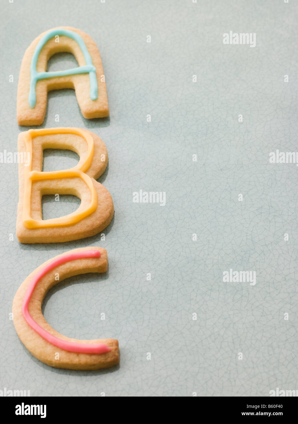 ABC Shortbread Biscuits Stock Photo - Alamy