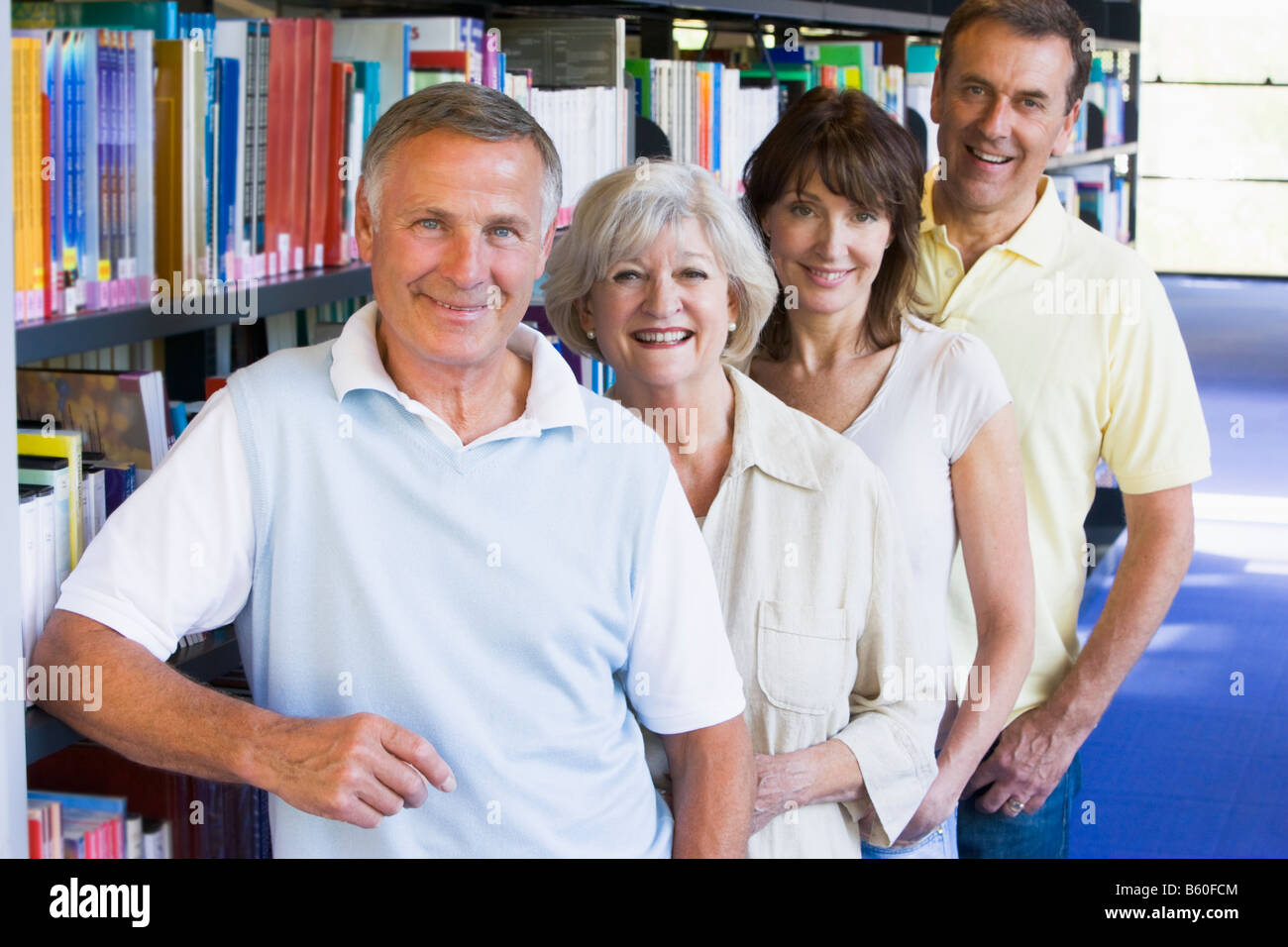 University students library bookshelves hi-res stock photography and ...