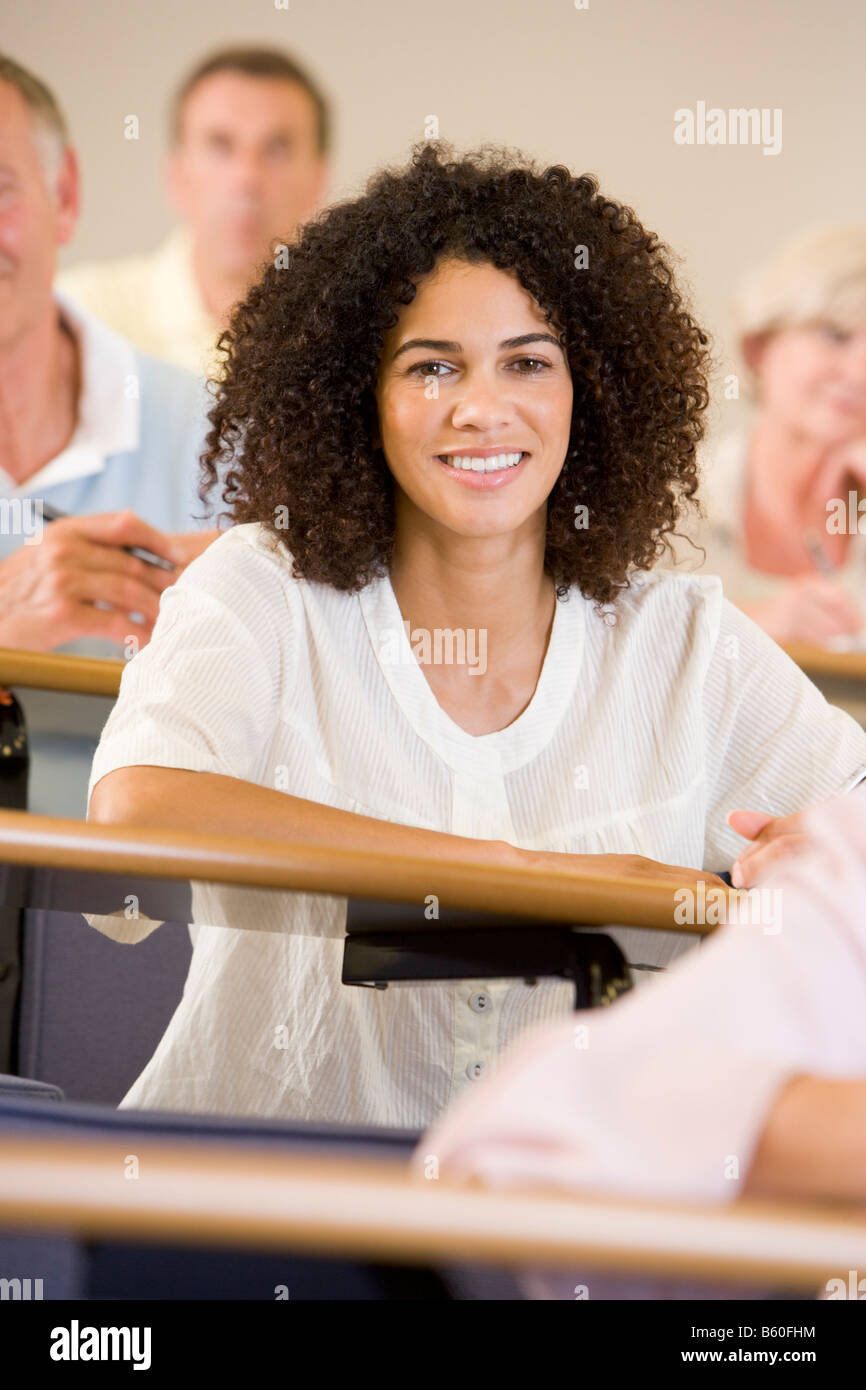 Lecture hall students vertical hi-res stock photography and images - Alamy