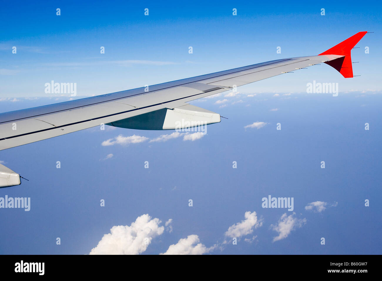 Aerofoil of a commercial aircraft Stock Photo - Alamy