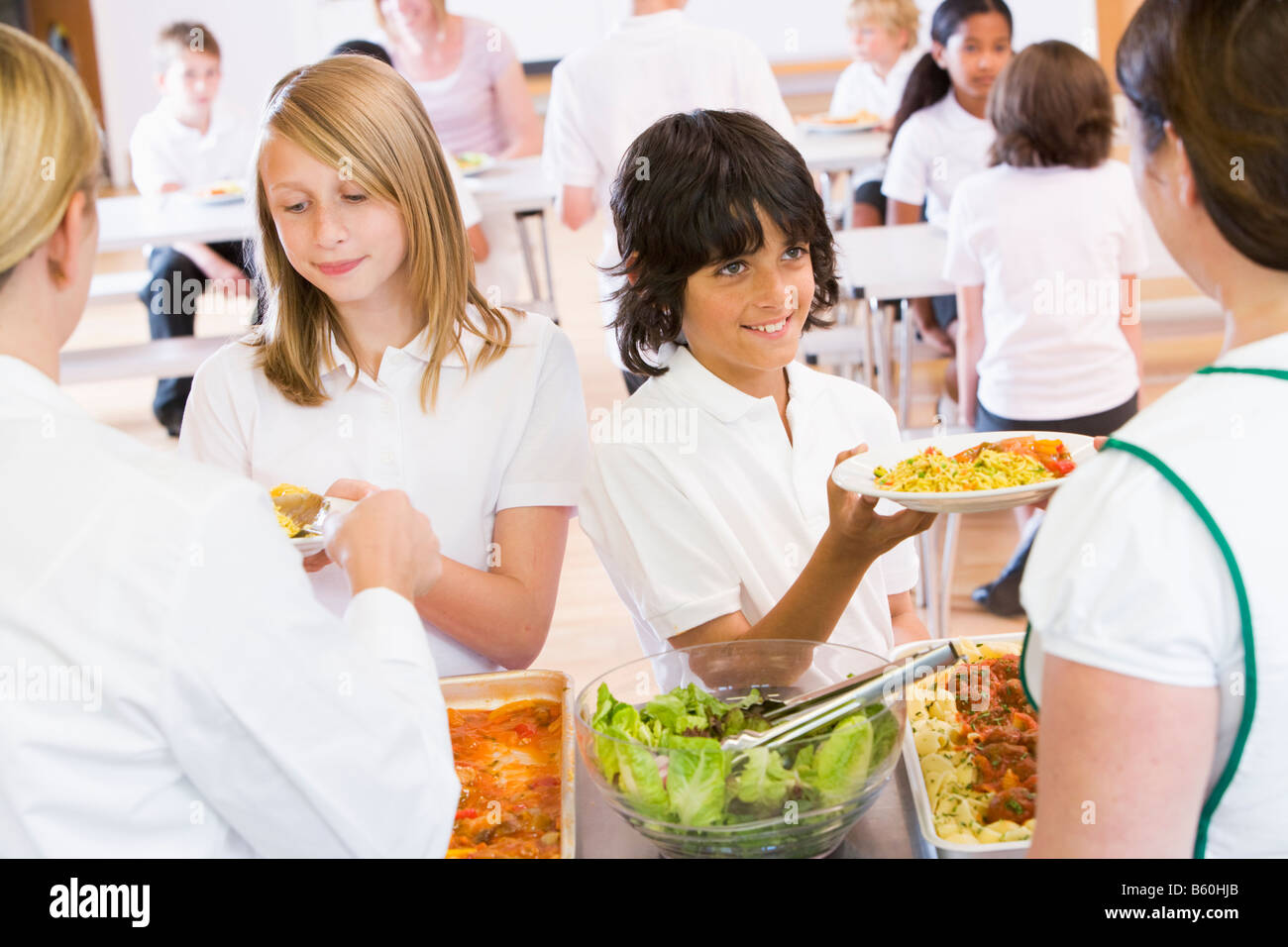 School Lunch Line High Resolution Stock Photography and Images - Alamy