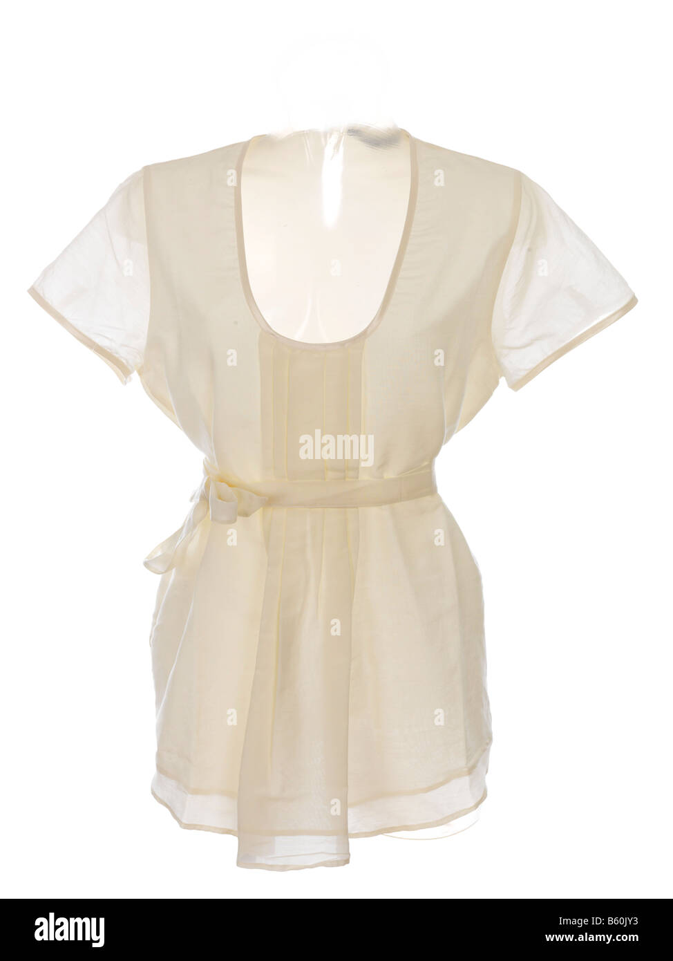 White Sheer Maternity Top Stock Photo - Alamy
