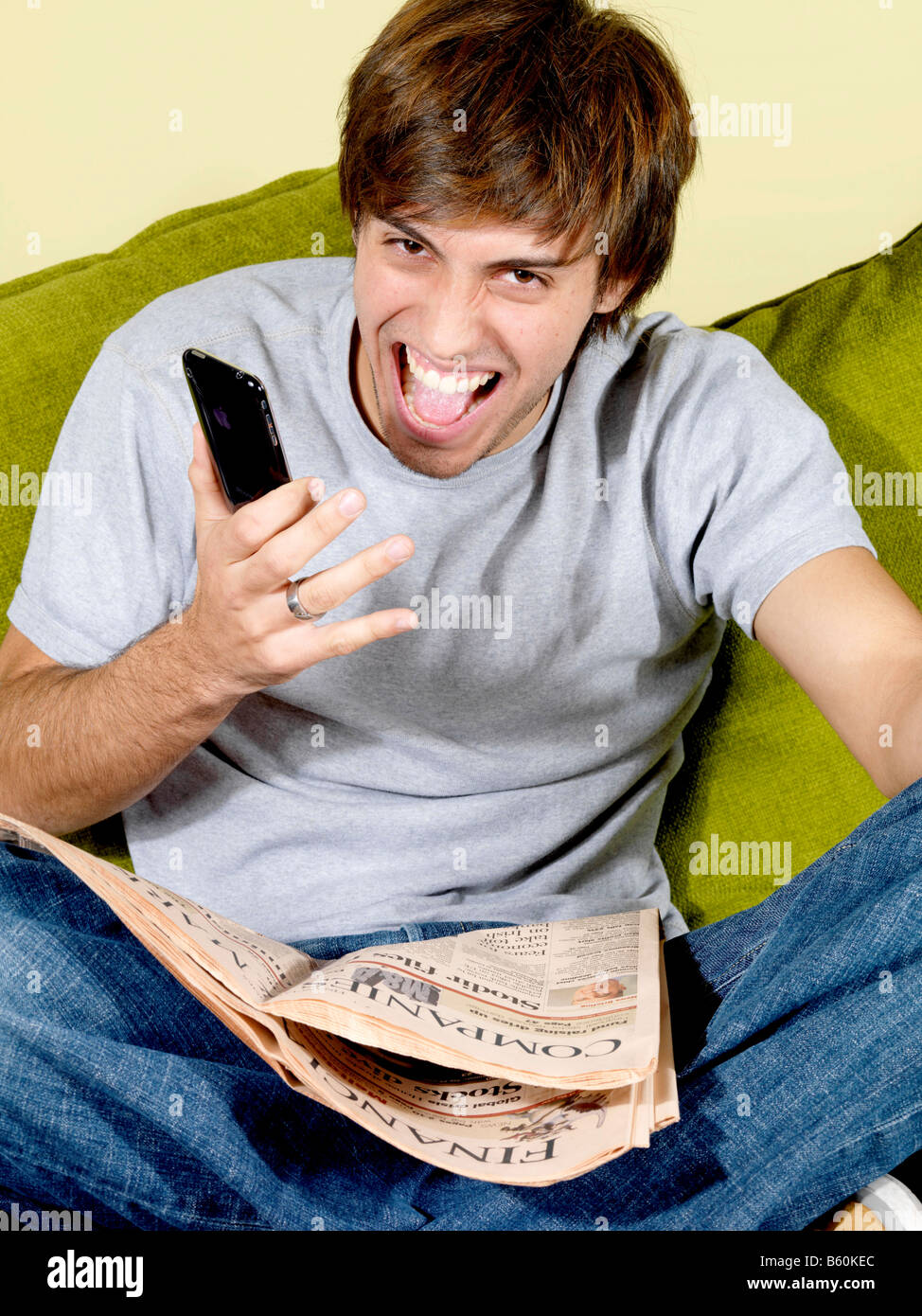 Paper boy shouting hi-res stock photography and images - Alamy