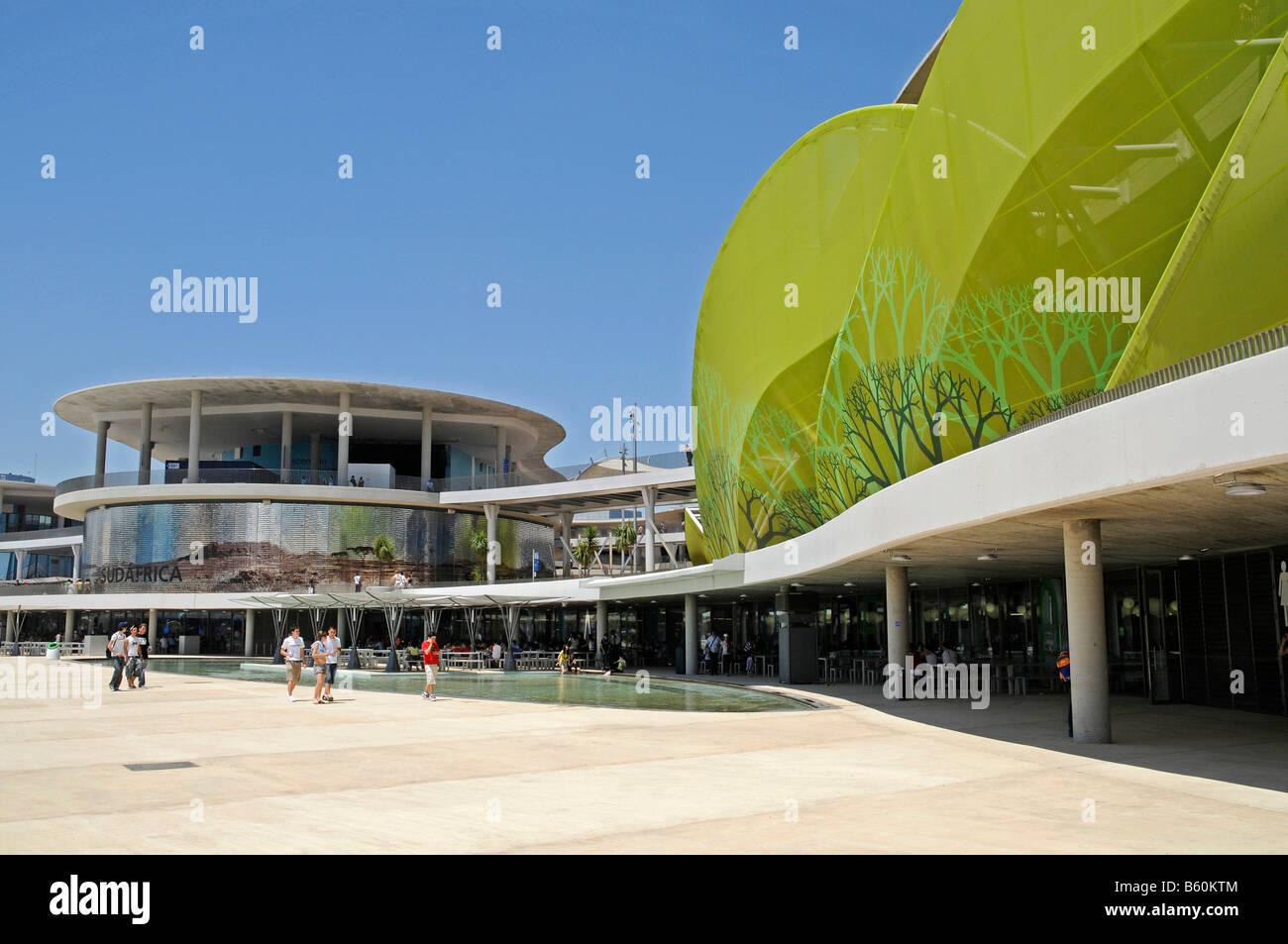 South African Pavilion, Expo 2008, World Fair, Zaragoza, Aragon, Spain ...