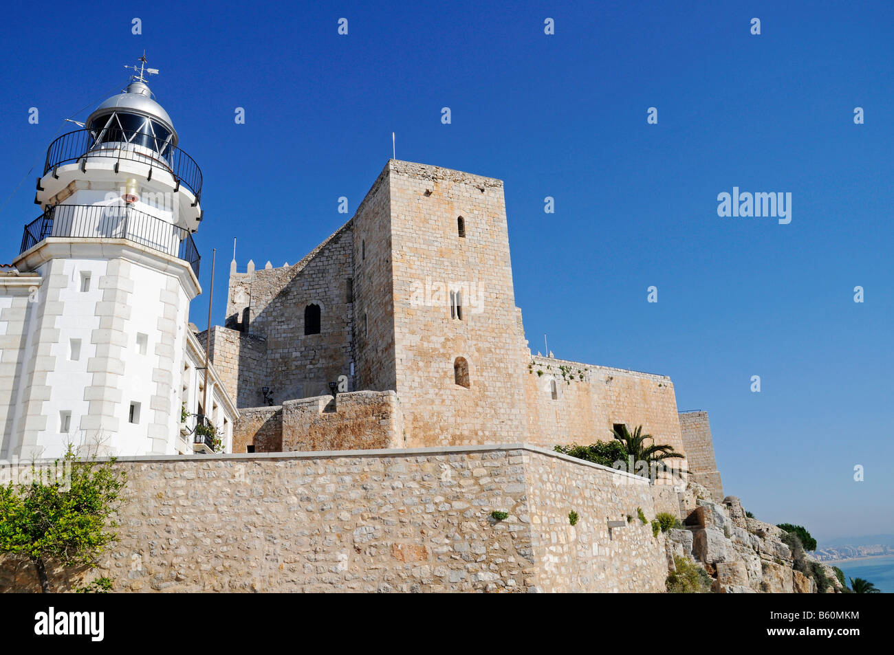 Lighthouse, Castle built by the Knights Templar, Museum, Peniscola ...