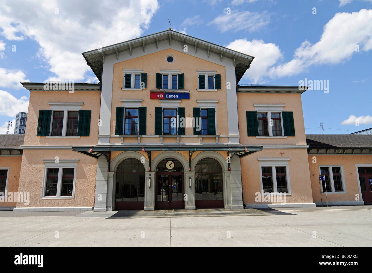 Train station, Baden, Aargau, Switzerland, Europe Stock Photo - Alamy
