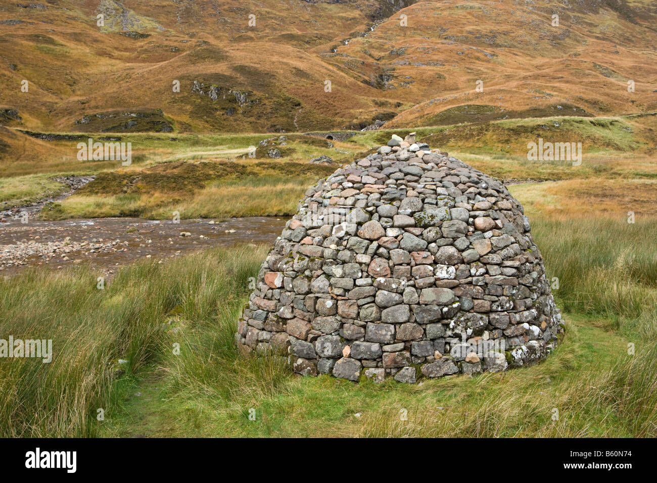 Cairn in Glen Coe, Highland, Scotland, UK Stock Photo - Alamy