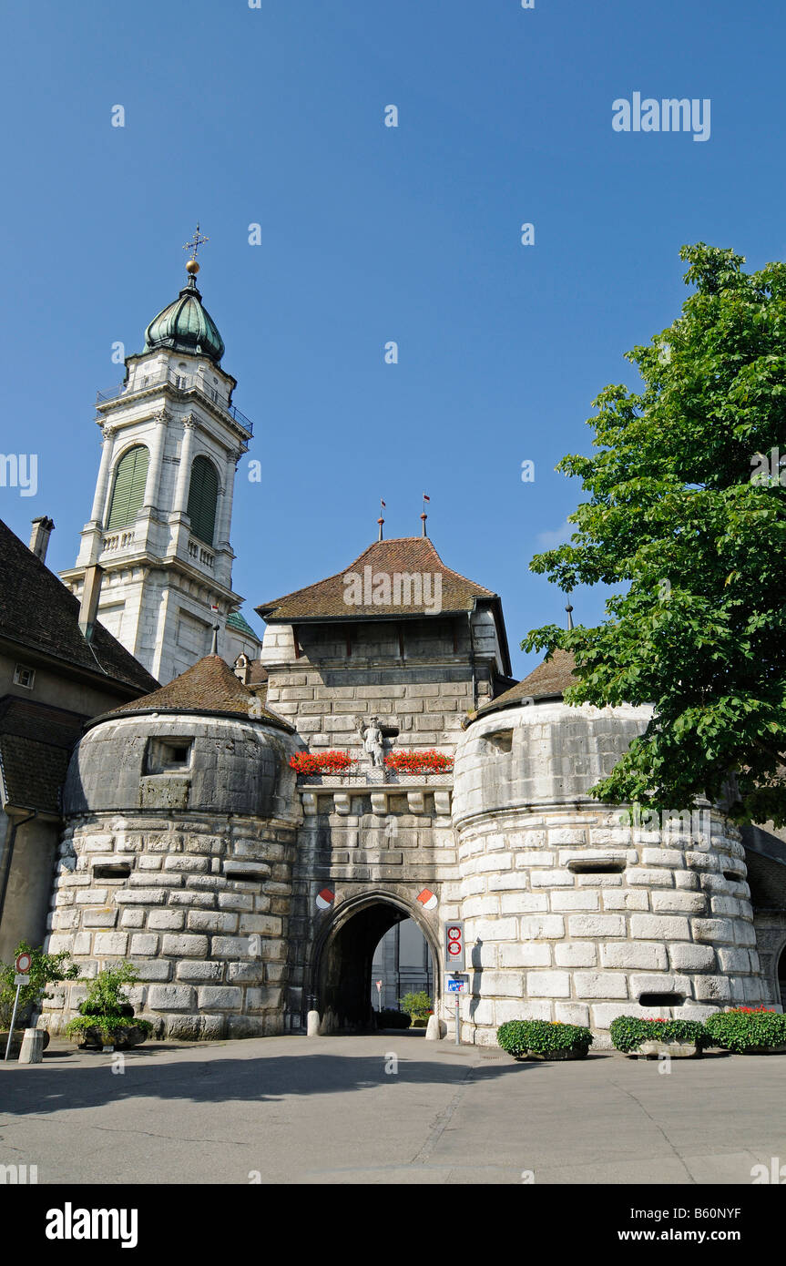 Baseltor or Gate of Basel, city gate, city wall, city fortification ...