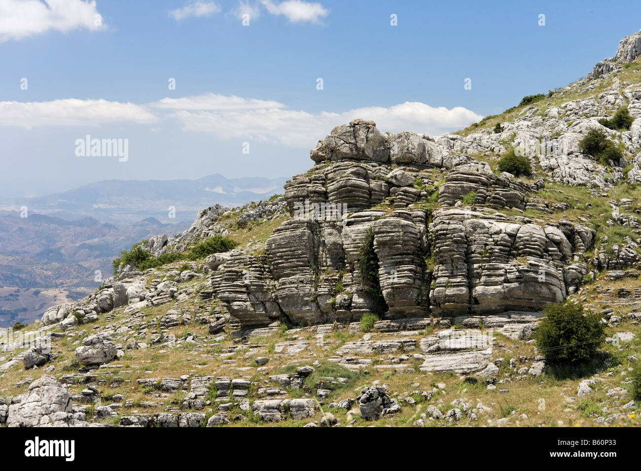 Malaga costa del sol spain landscape natural park Stock Photo - Alamy