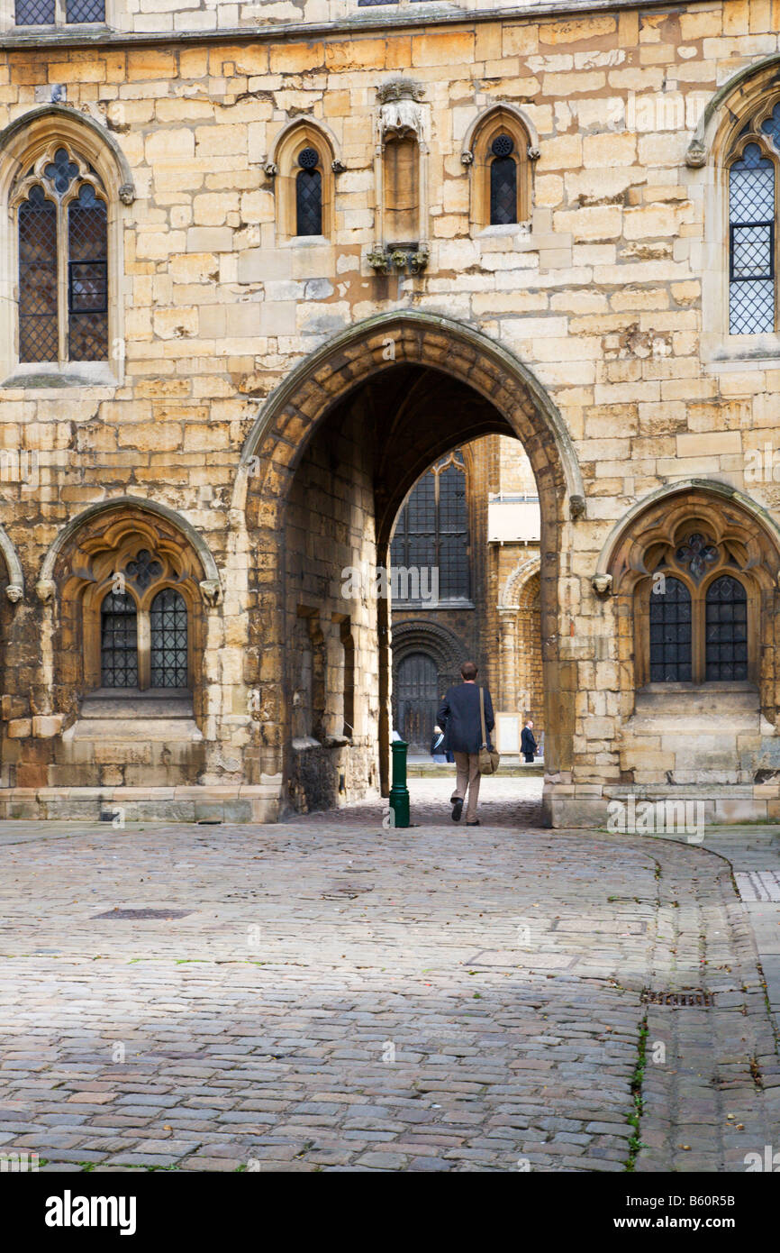 Lincoln exchequer gate arch hi-res stock photography and images - Alamy