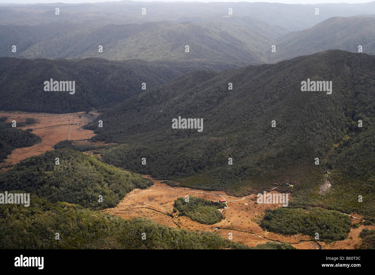 Saxon Hut and Slate Range Heaphy Track Kahurangi National Park Nelson ...