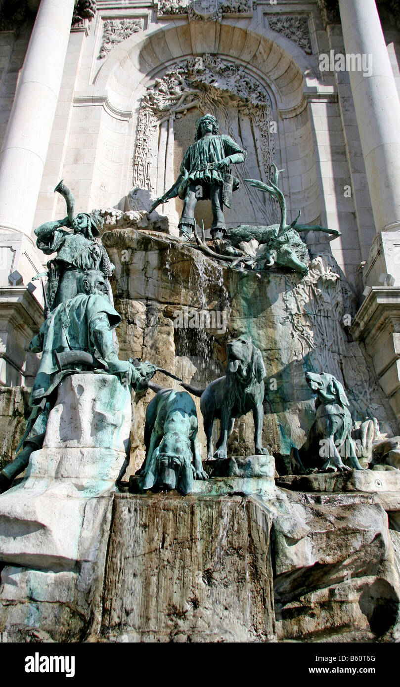 Matthias well statue on castle hi-res stock photography and images - Alamy