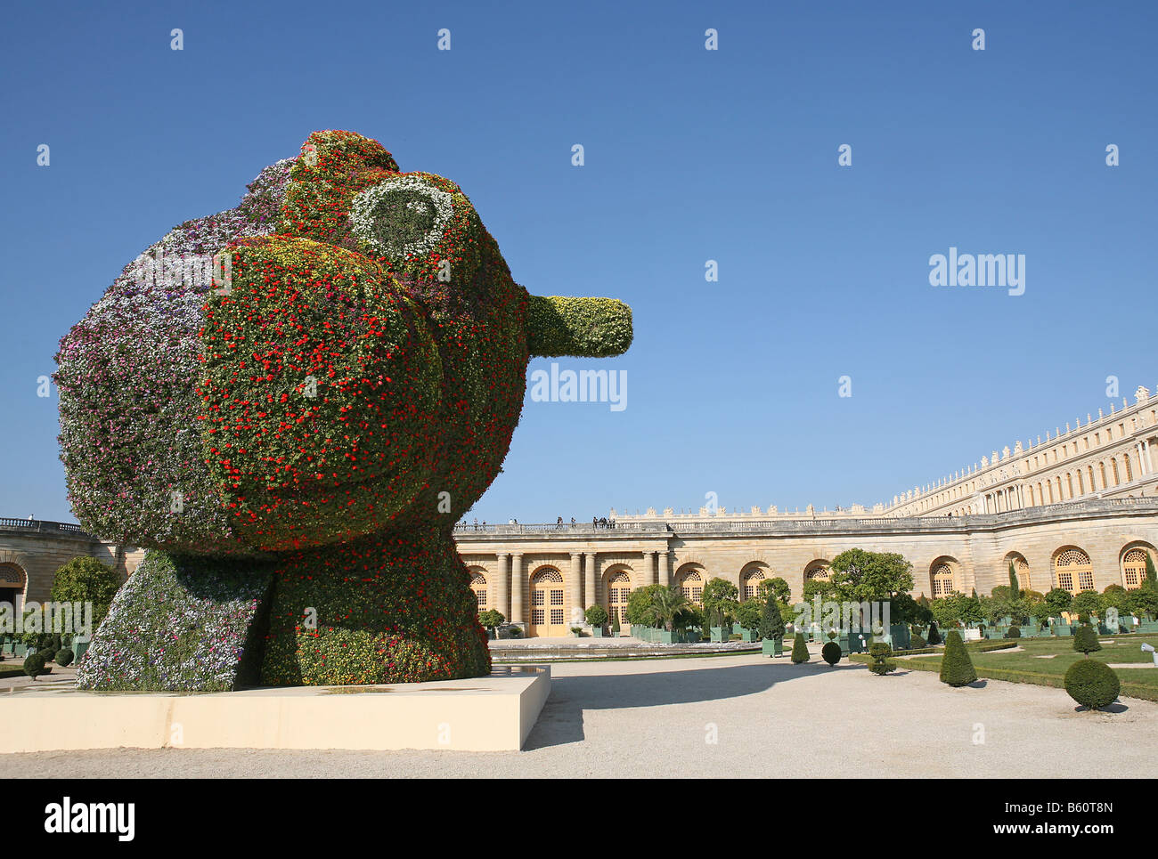 Jeff Koons' "Split Rocker", Palace of Versailles, Paris, France Stock ...