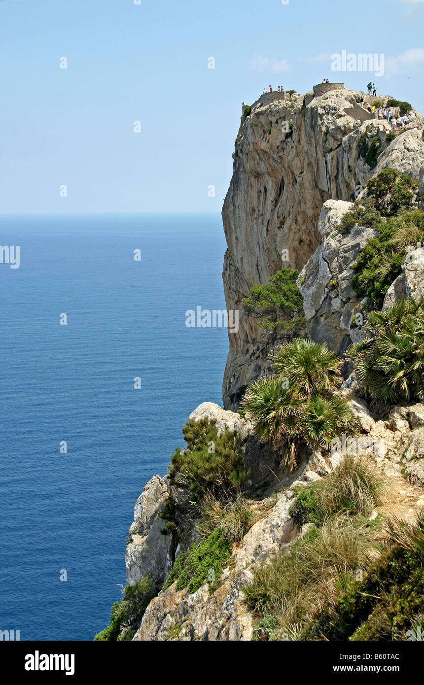 Mirador es Colomer visitor terrace on the Formentor peninsula, Mallorca ...