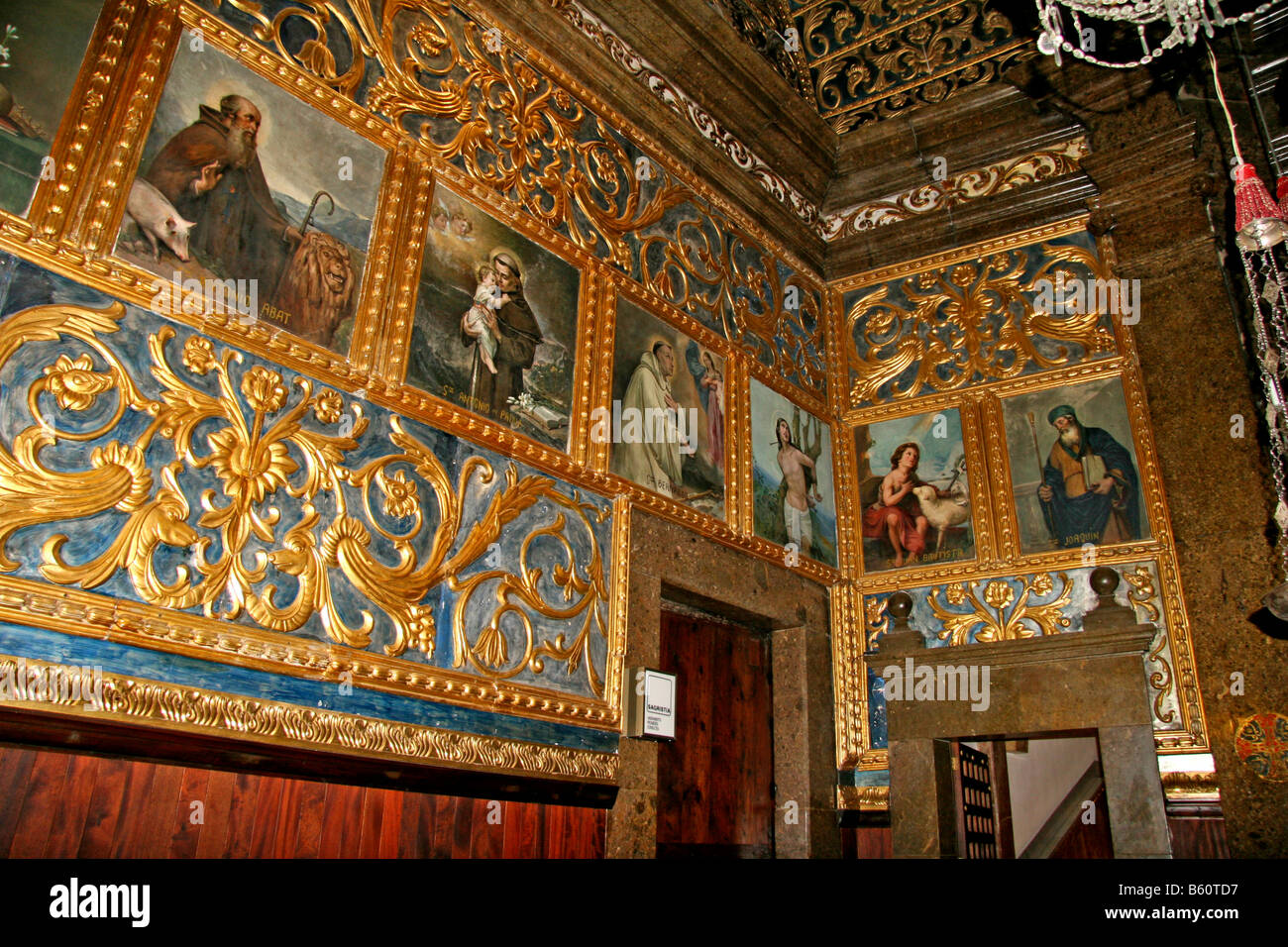 Abbey church, interior view, Lluc Abbey, El Santuari de Lluc ...