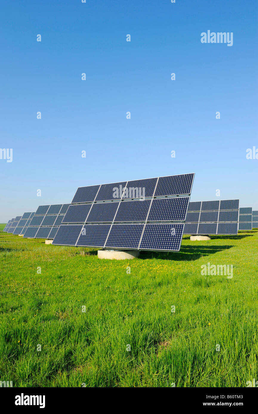 World's largest solar panel field, near Arnstein, Bavaria Stock Photo ...