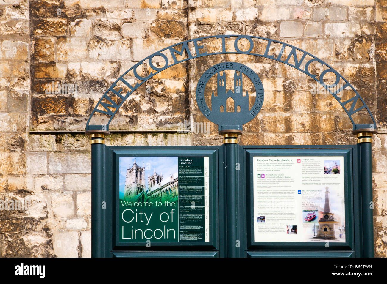 Welcome lincoln sign hi-res stock photography and images - Alamy