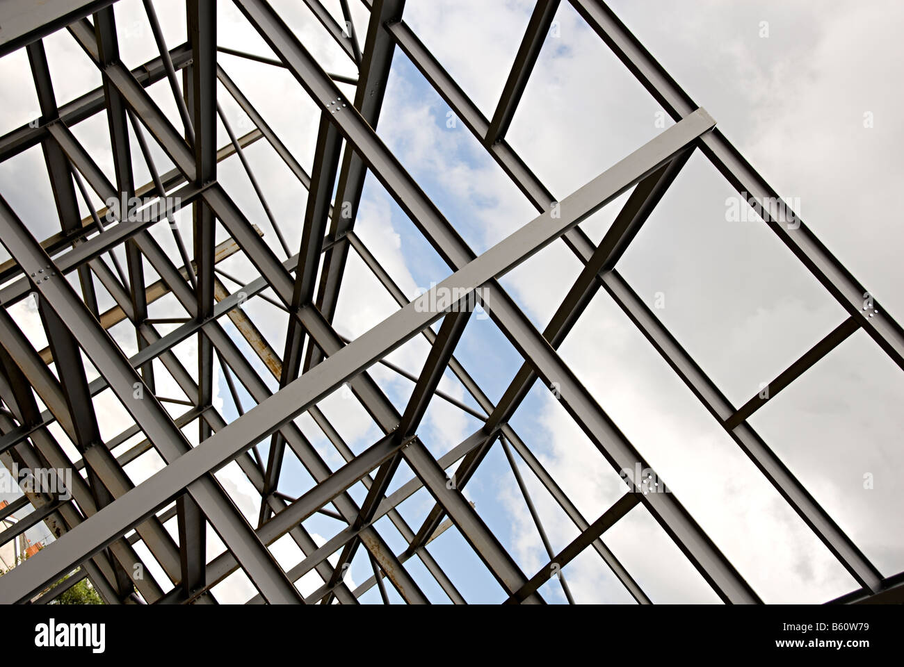a building frame for a new commercial extension Stock Photo - Alamy