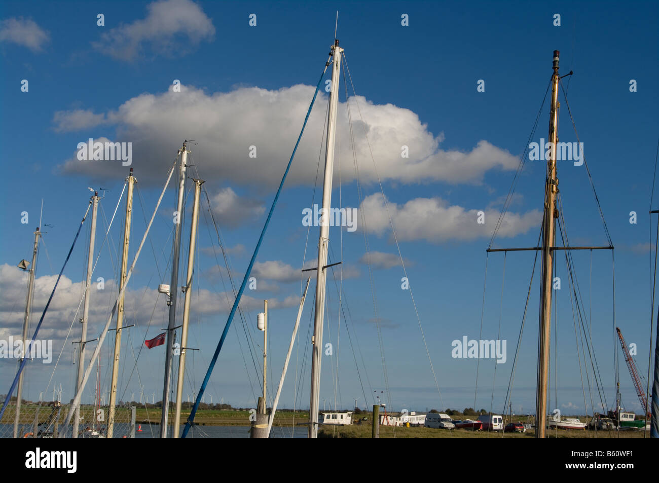 Sailing yachts with masts hi-res stock photography and images - Alamy