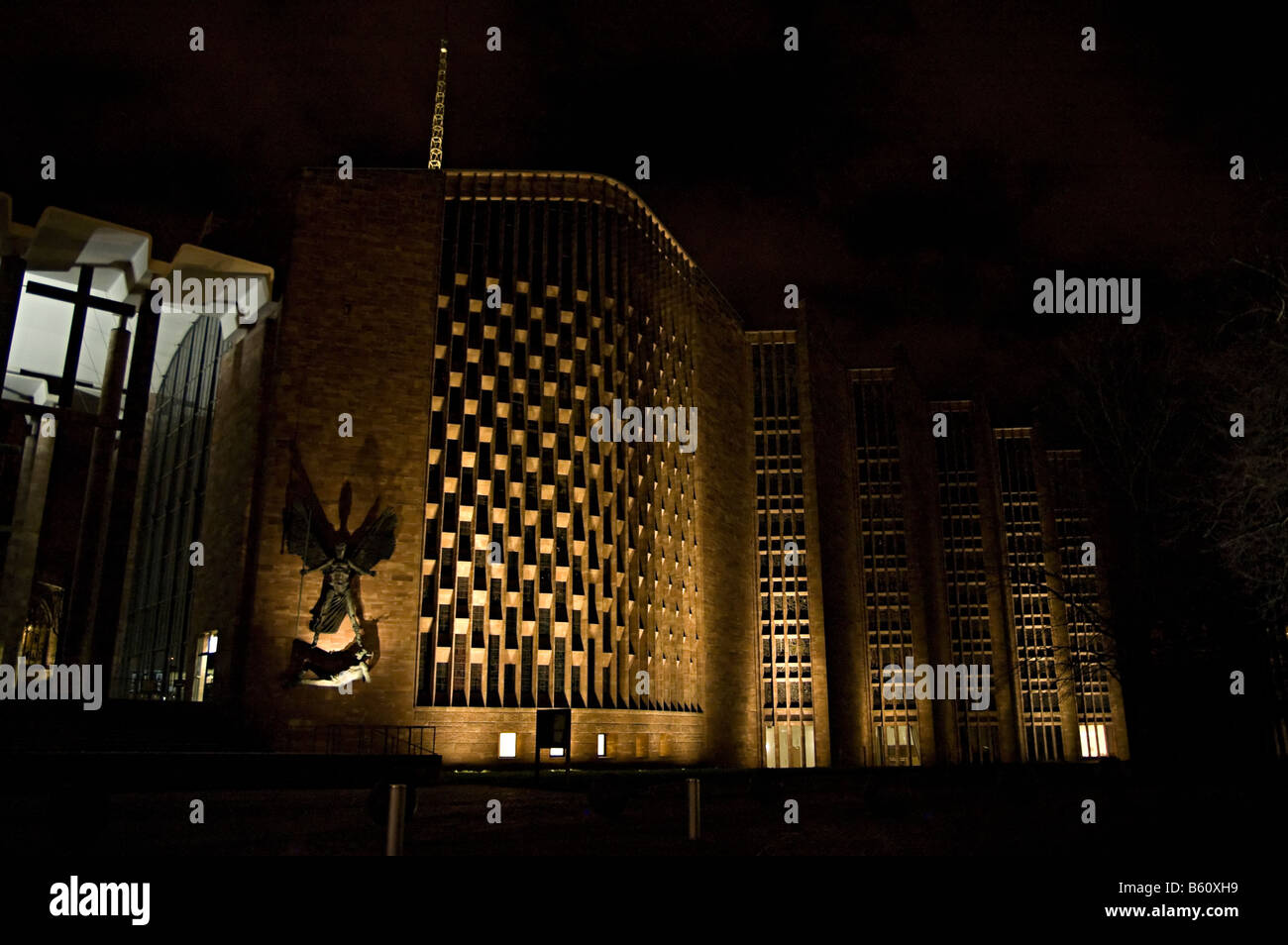 Coventry skyline at night hi-res stock photography and images - Alamy