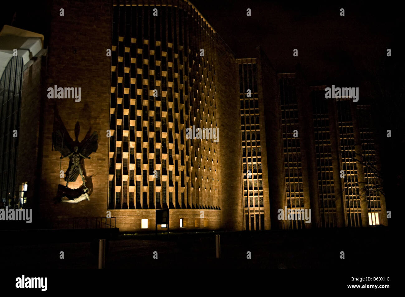 Coventry skyline at night hi-res stock photography and images - Alamy