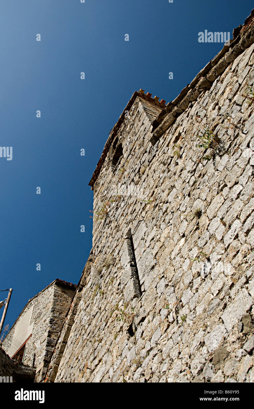 views of termes church in france Stock Photo - Alamy