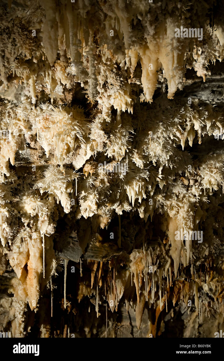 limousis underground caves in france Stock Photo - Alamy
