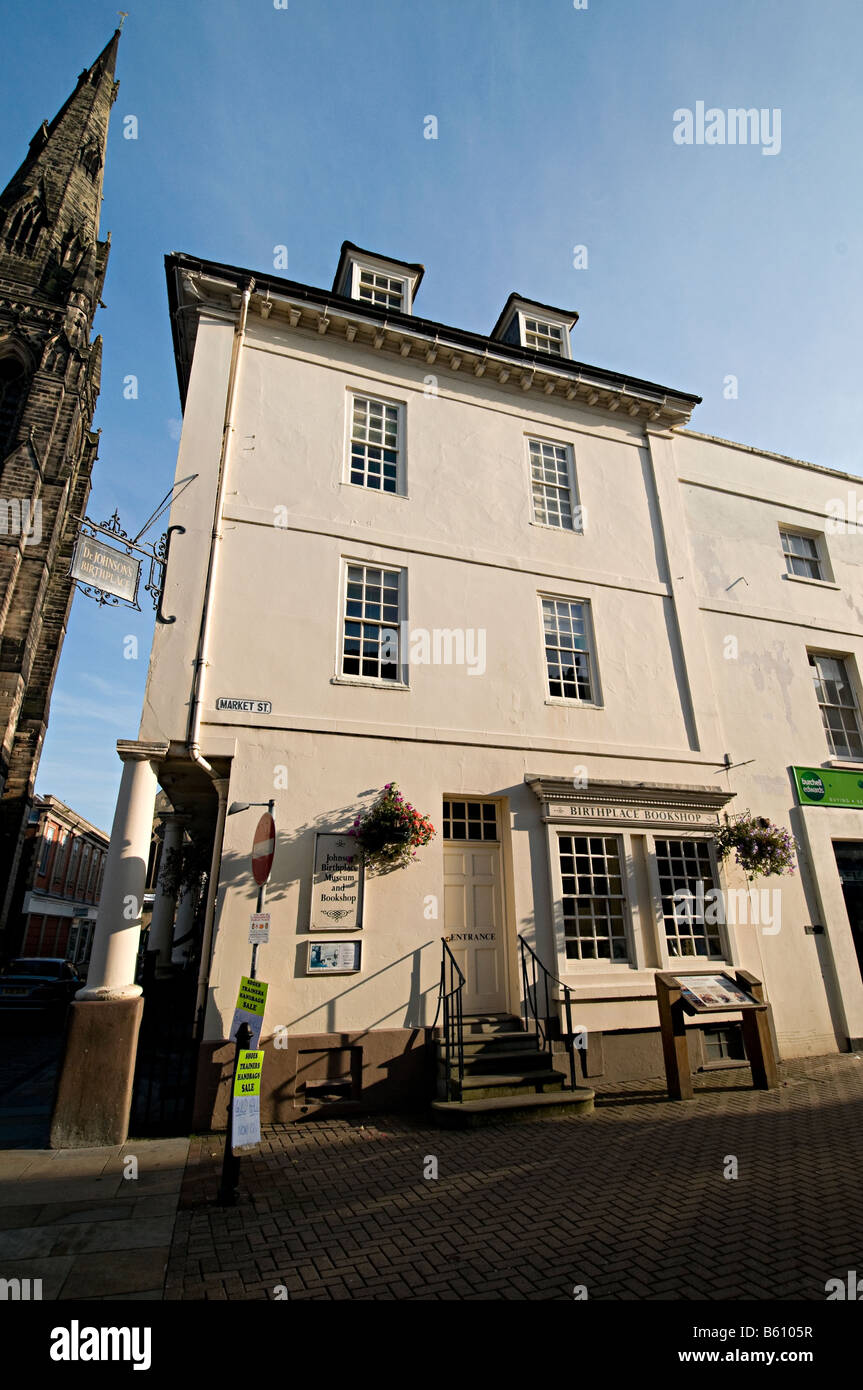 Birth place samuel johnson museum lichfield architectural hi-res stock ...