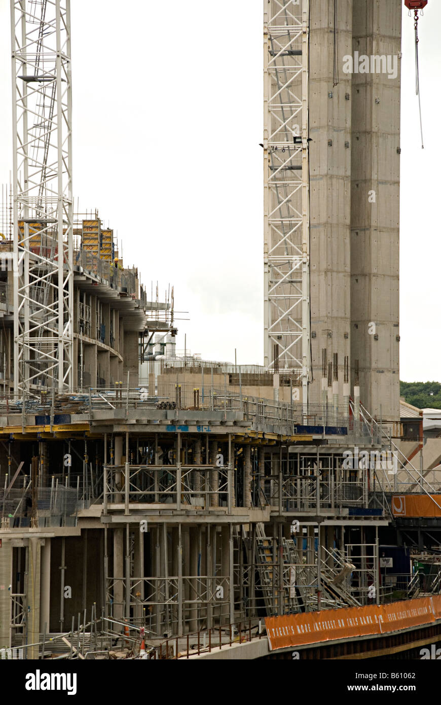 new building work in nottingham Stock Photo - Alamy