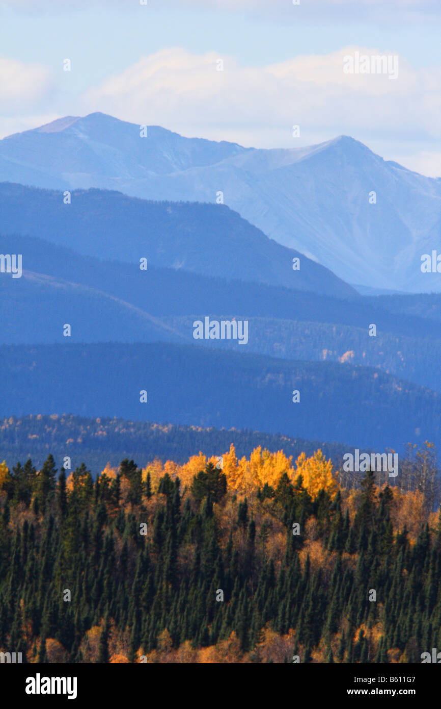 Autumn in British Columbia mountains Stock Photo - Alamy