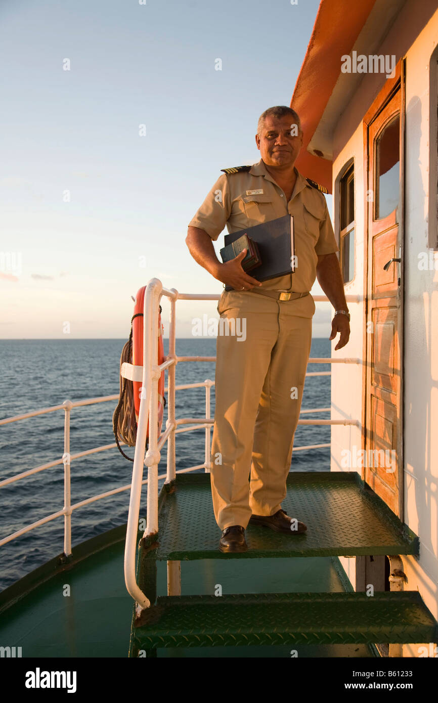 Captain of the ferry "Caracas", on the way from Cumana to Isla ...