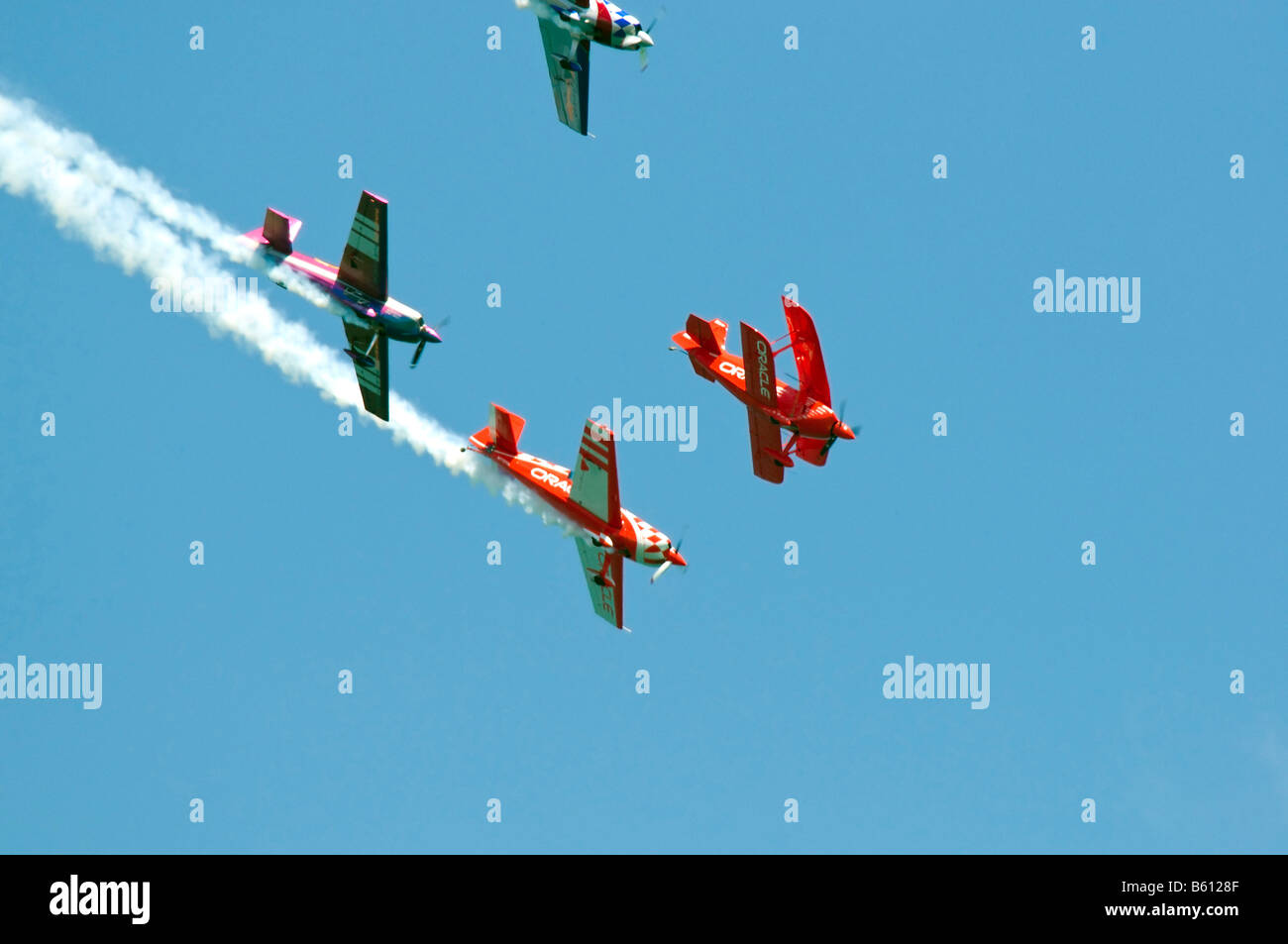 Stunt Plane Formation Stock Photo - Alamy