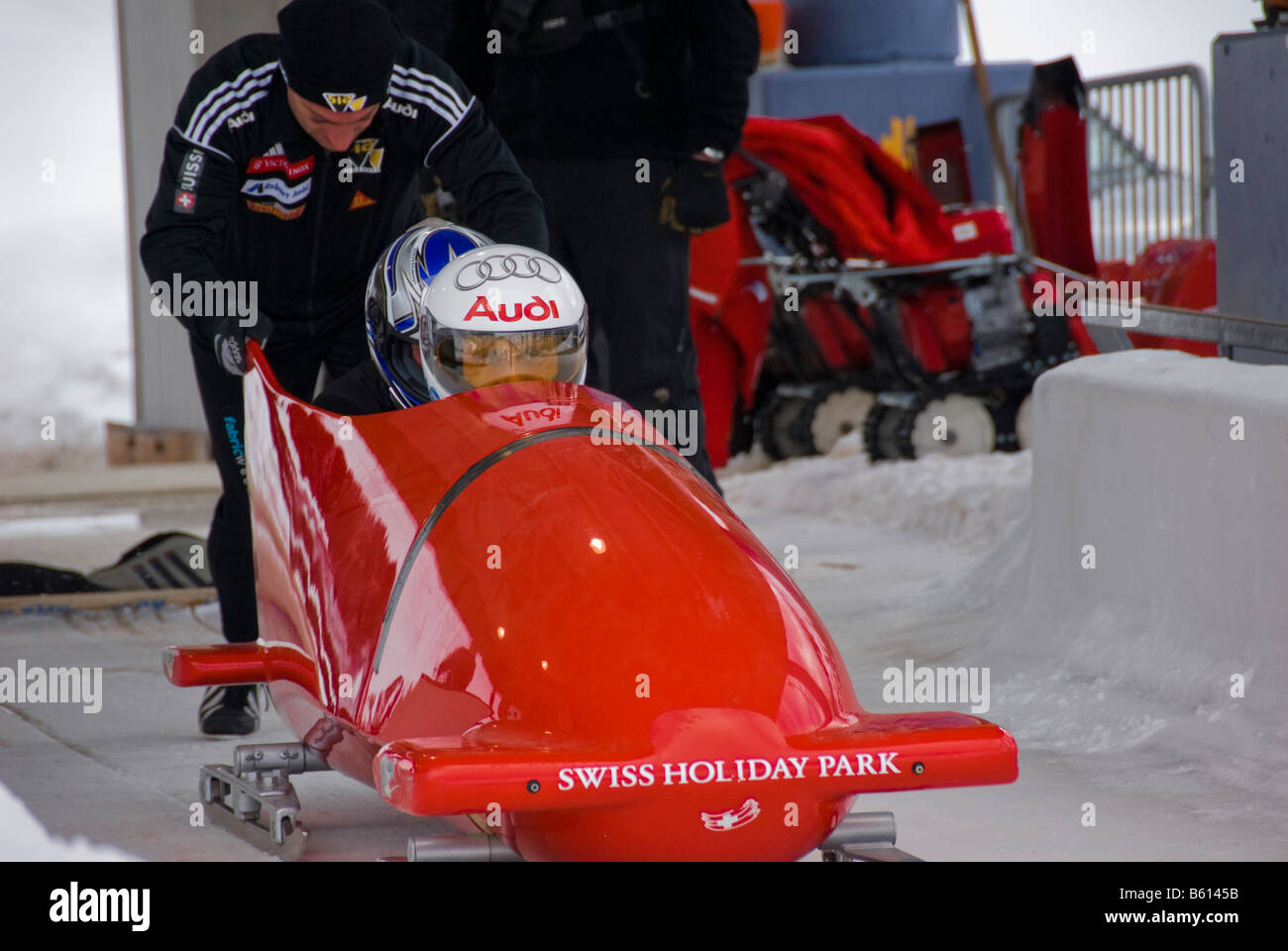 Swiss bobsleigh hi-res stock photography and images - Alamy