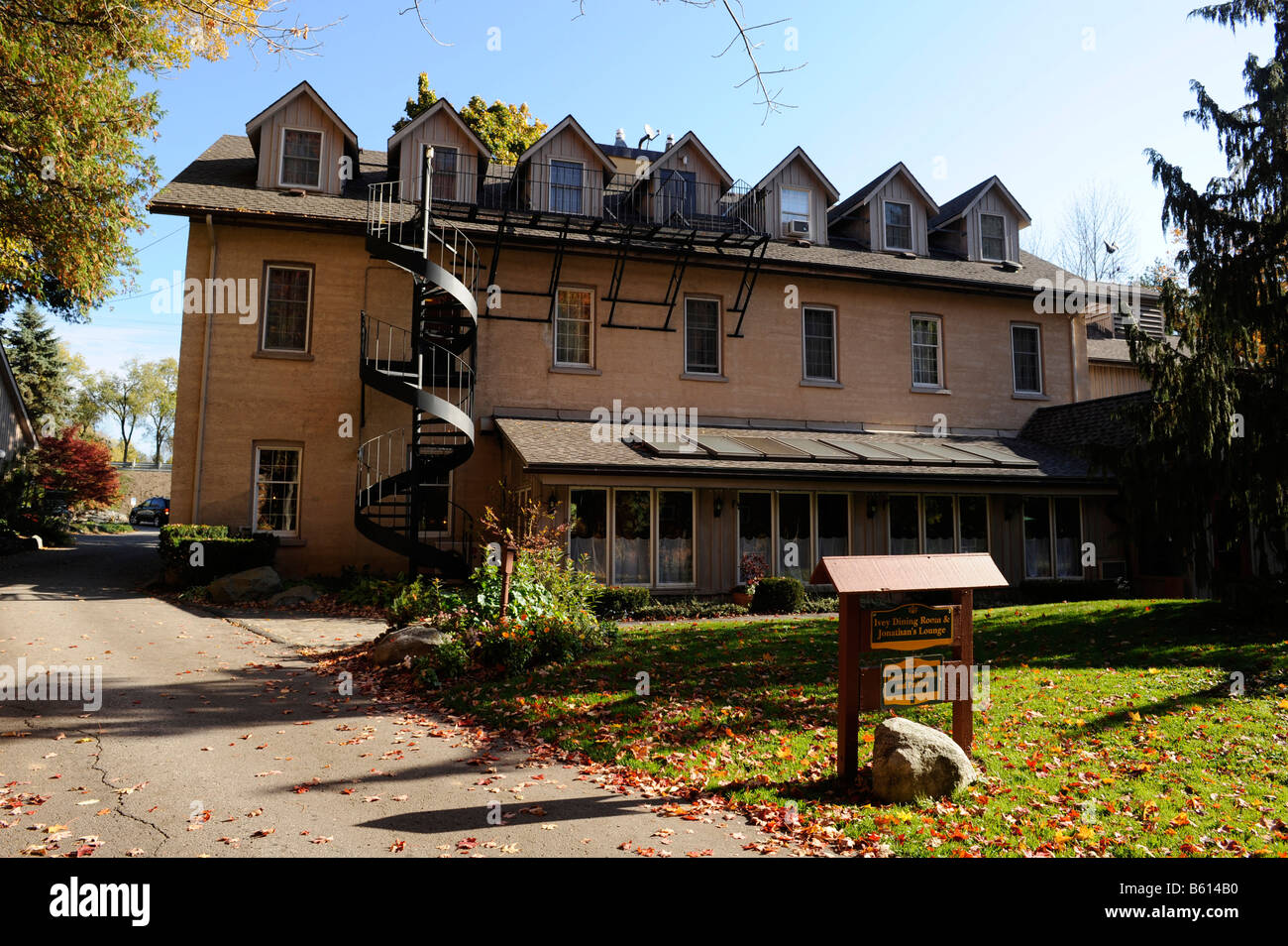 Benmiller Inn resort in Benmiller Ontario Canada during autumn colors ...
