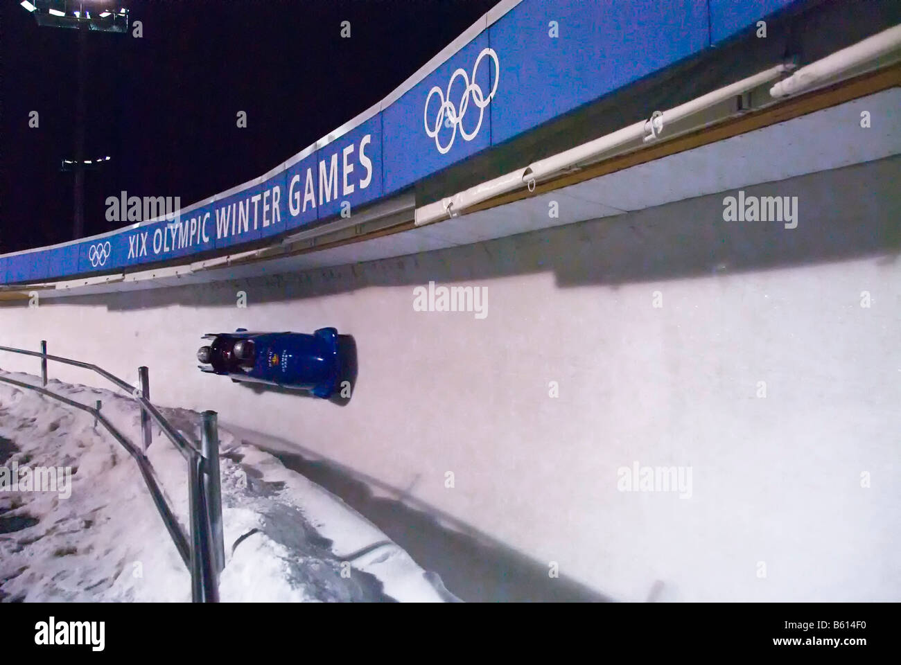 Public Comet ride runs through Turn 12 of the bobsled track, Utah ...