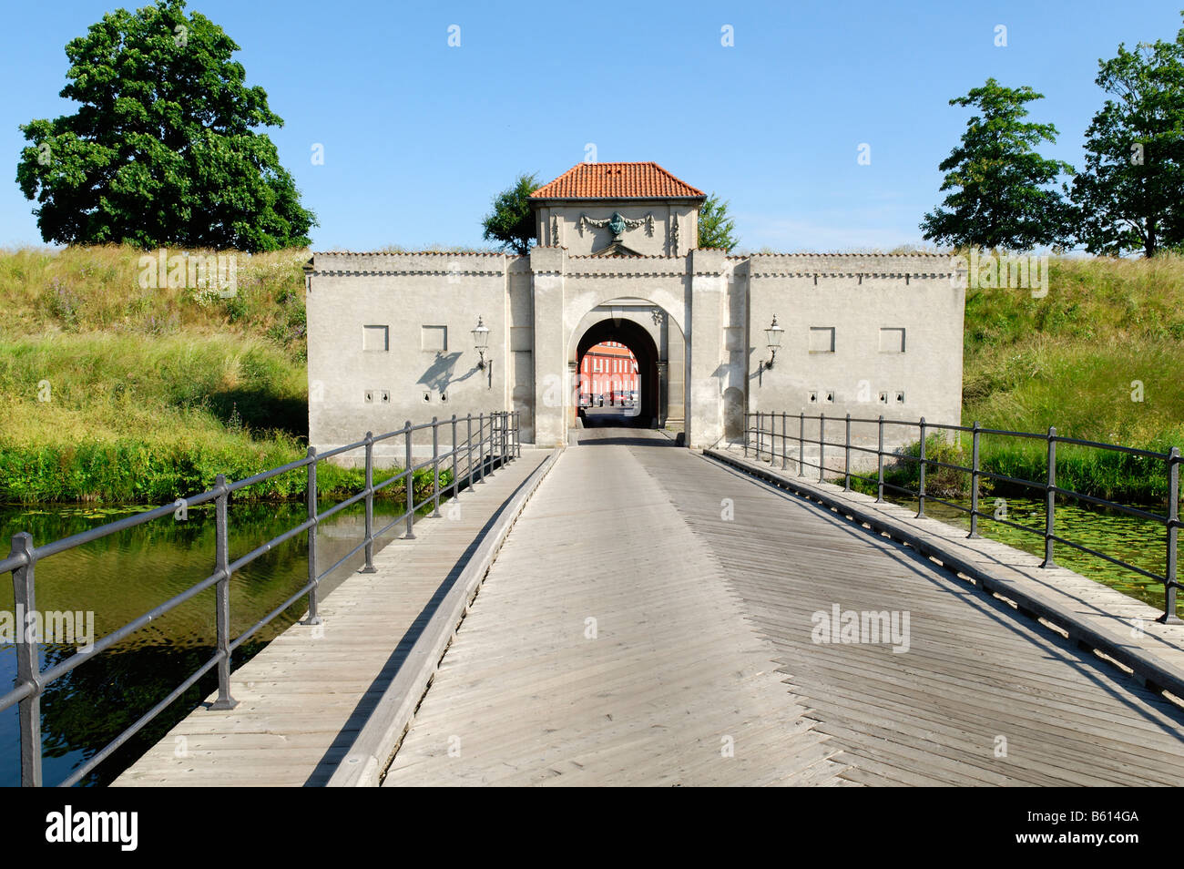 Historic gate at Kastellet Citadel, Copenhagen, Denmark, Scandinavia ...
